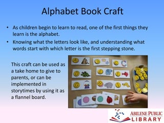 Early Literacy in Action: Print Awareness | PPTX