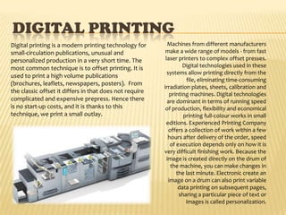 Print based media production | PPTX