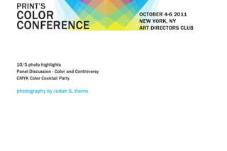 Print's Color Conference | PPT