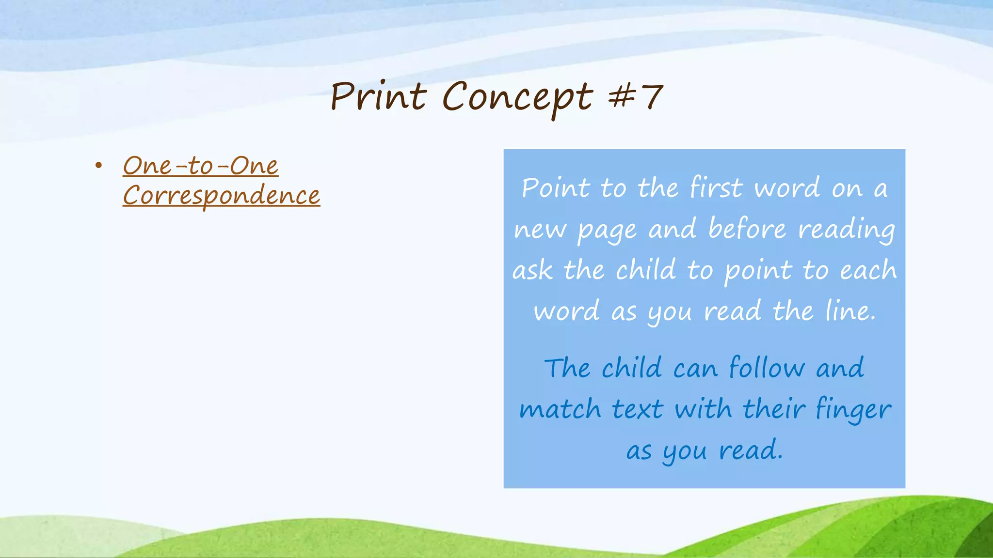 Print concepts-Kindergarten Common Core Benchmarks | PPTX