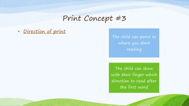 Print concepts-Kindergarten Common Core Benchmarks | PPTX