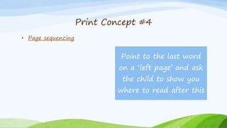 Print concepts-Kindergarten Common Core Benchmarks | PPTX