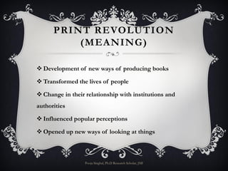 Print culture and the modern world | PDF