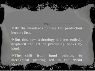 Print culture and the modern world | PPTX