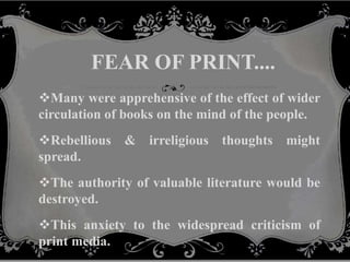 Print culture and the modern world | PPTX