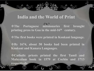 Print culture and the modern world | PPTX