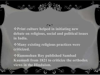 Print culture and the modern world | PPTX
