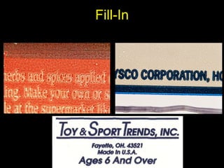 Print Defect Recognition | PPT