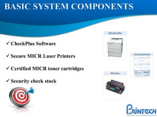 CheckPlus from Printech Global | PPT