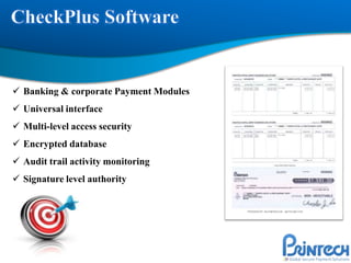 CheckPlus from Printech Global | PPT