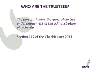 Trustee Conference AM2: What every trustee should know | PPTX ...