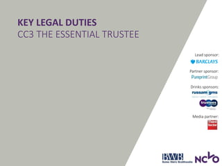 Trustee Conference AM2: What every trustee should know | PPTX | Government Support and Welfare ...