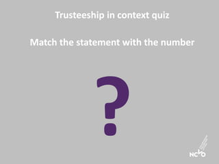 Trustee Conference AM2: What every trustee should know | PPTX