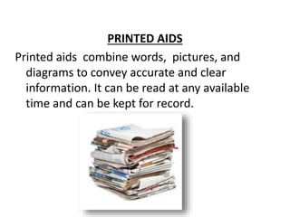 Printed av aid | PPTX