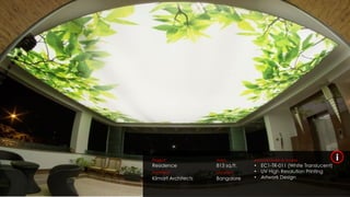 Printed Ceiling - Design Suggestions | Euroceil IND-UAE | PPT