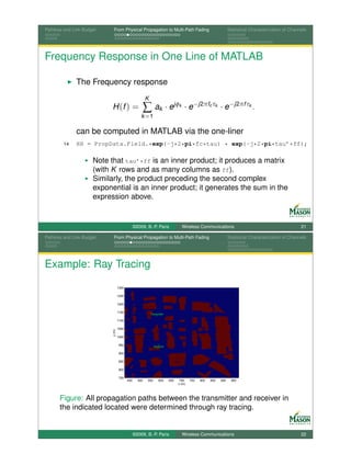 Wireless Channel Modeling - MATLAB Simulation Approach | PDF