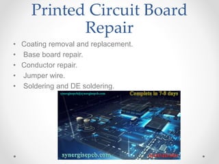 Printed circuit board repair | PPTX