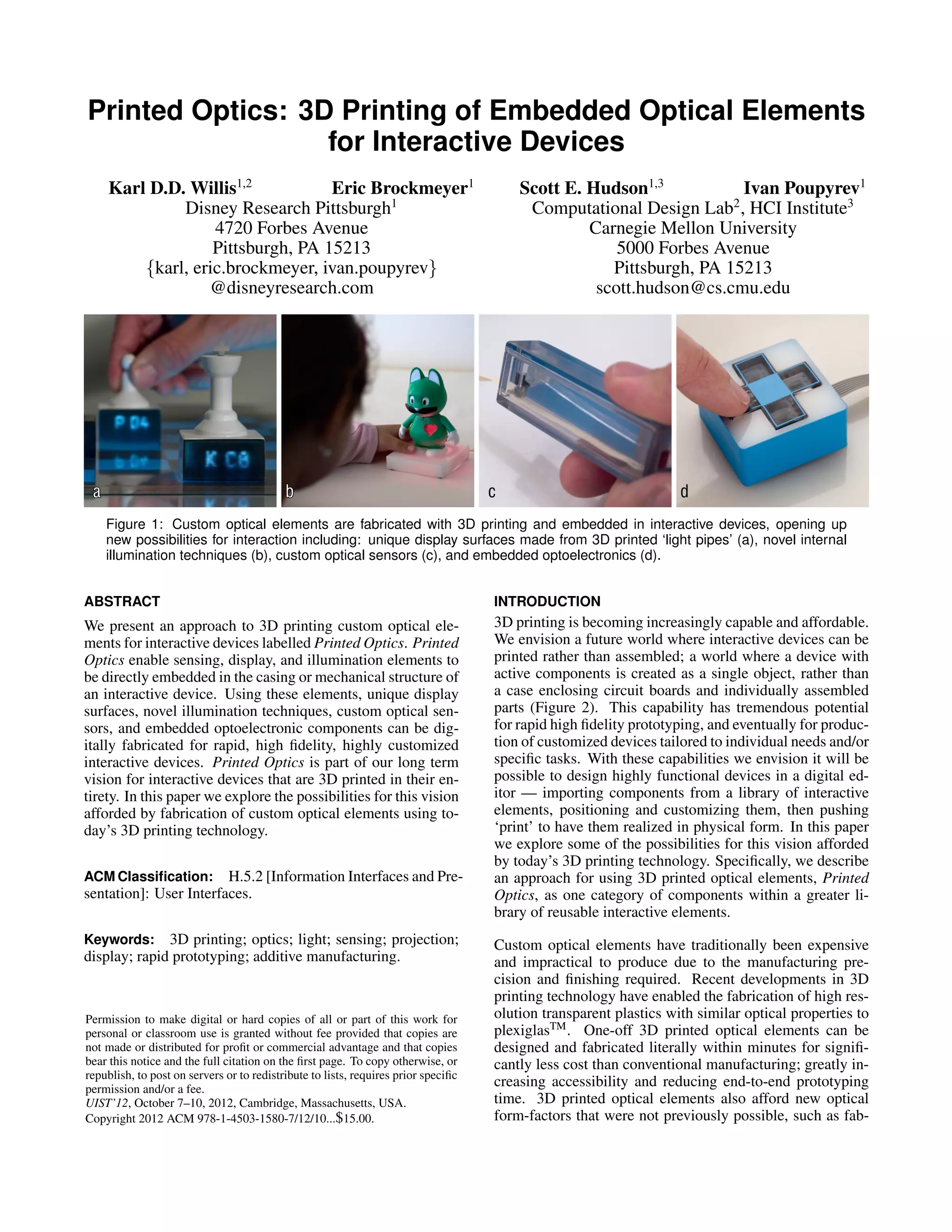 3D Printed Devices | PDF