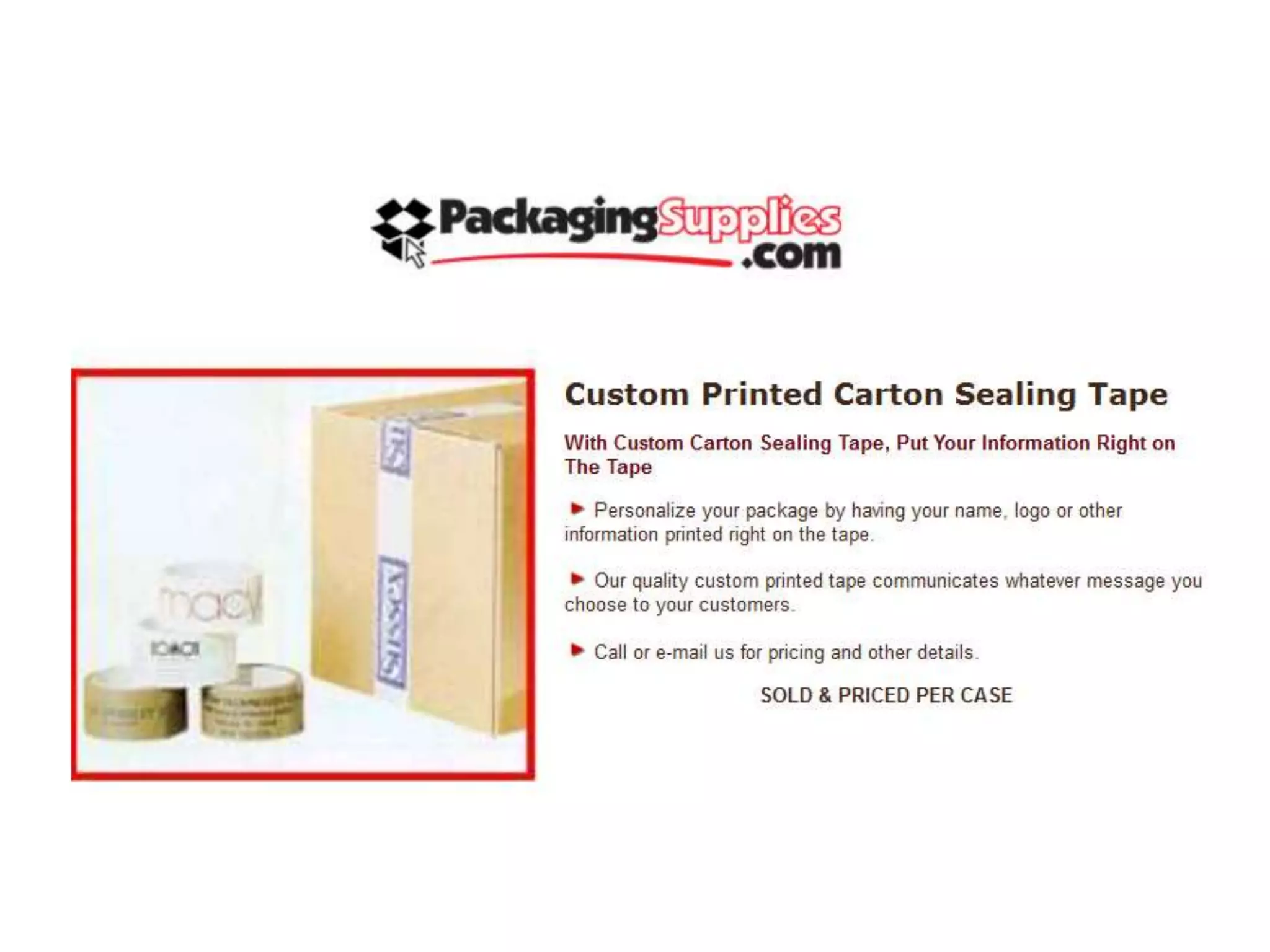 Printed Packing tape | PPTX