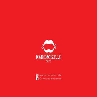 Cafe Mademoiselle Food Menu | PDF