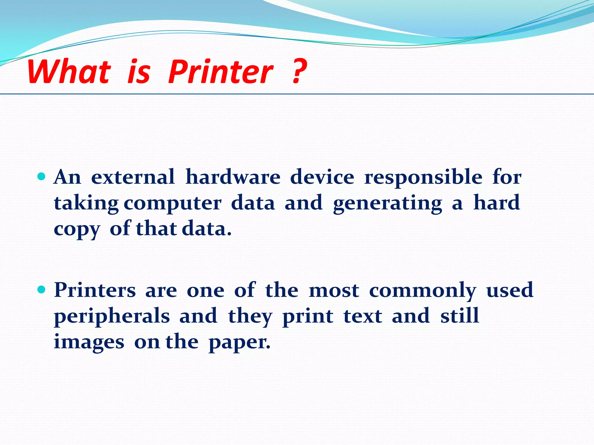 Printer | PPTX