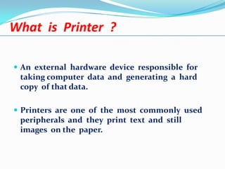 Printer | PPTX