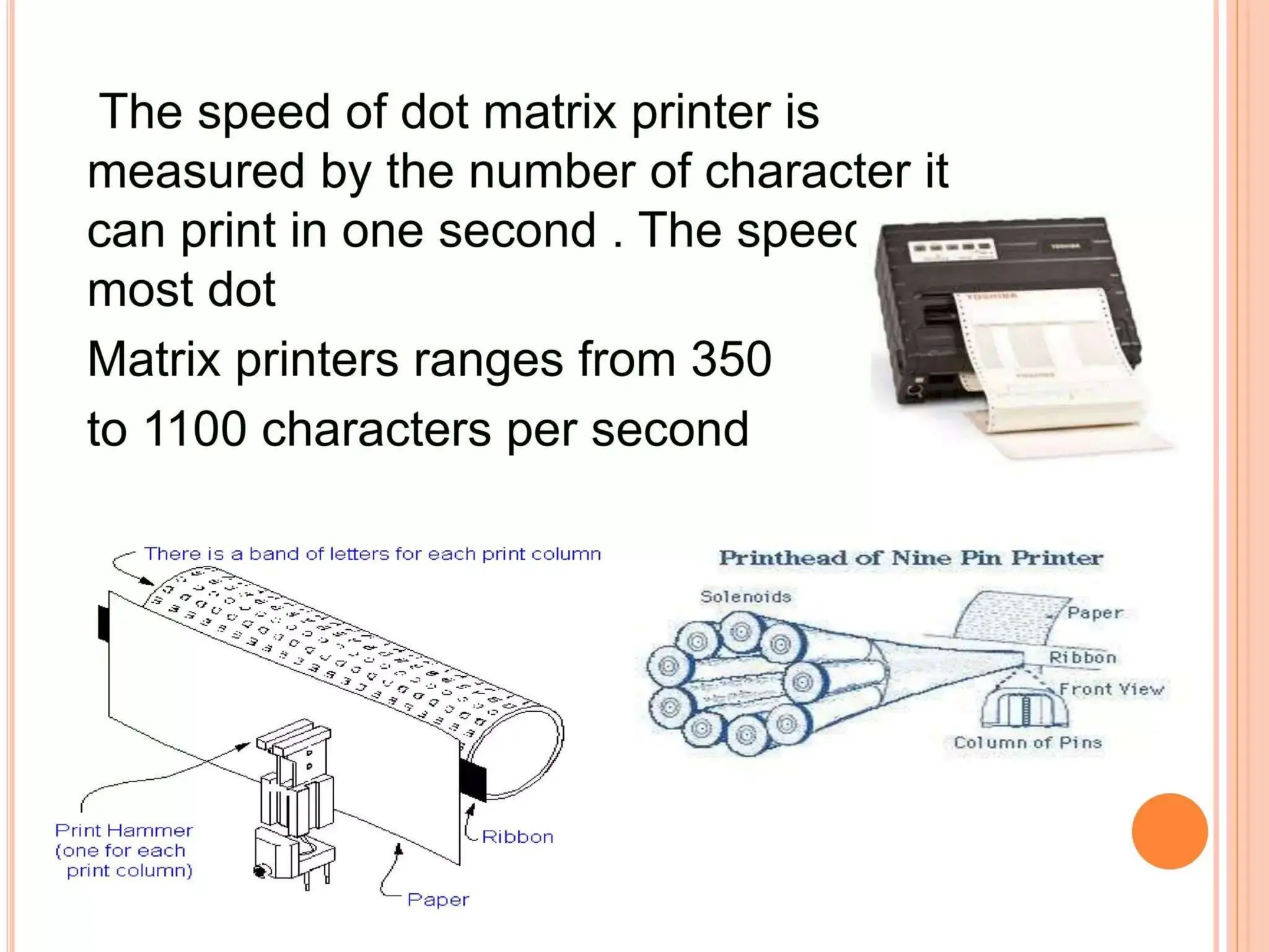 printer and its types impact printers and non impact printers | PPTX