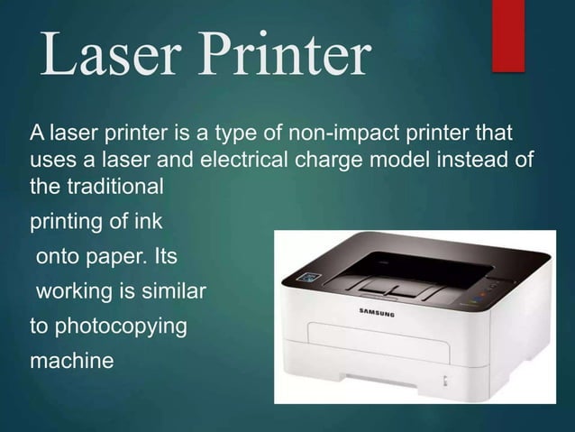 printer and its types impact printers and non impact printers | PPTX | Computing | Technology ...