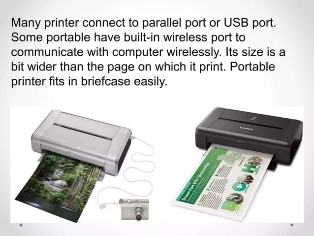 printer and its types impact printers and non impact printers | PPTX | Computing | Technology ...