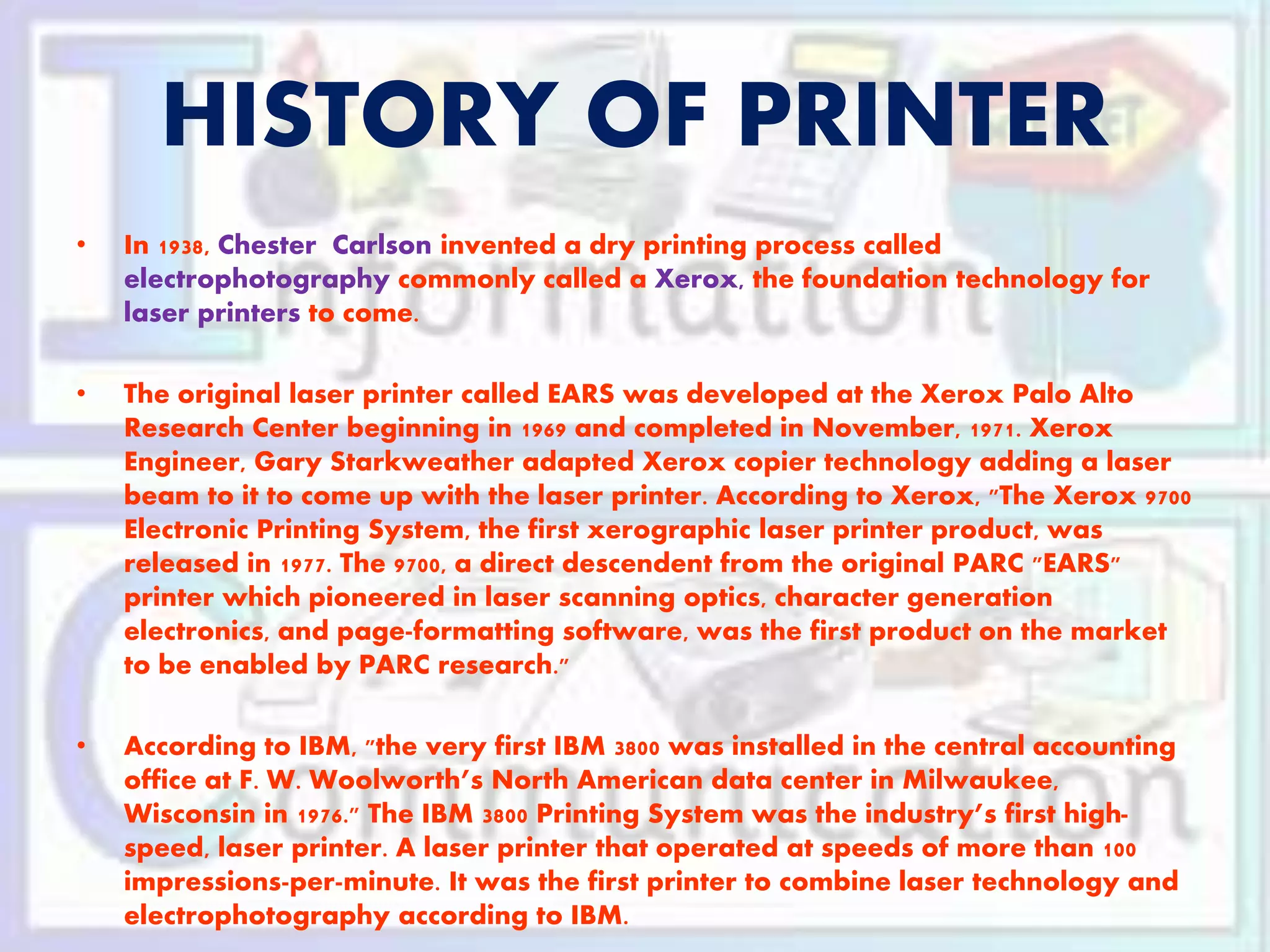 Printer | PPTX