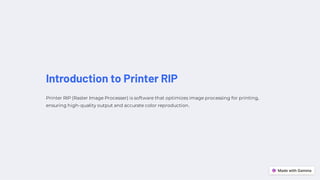 Printer RIP - Acrorip | PDF