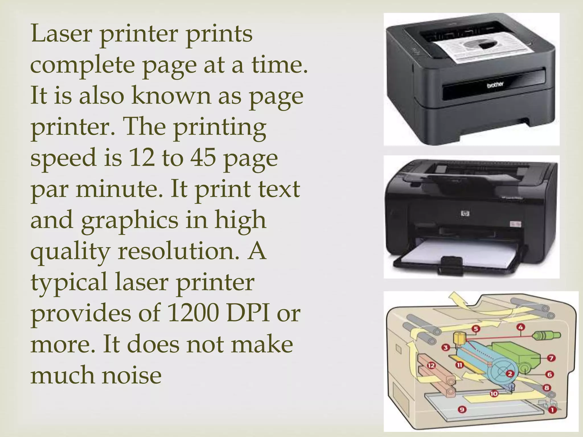 Printer and its types | PPTX