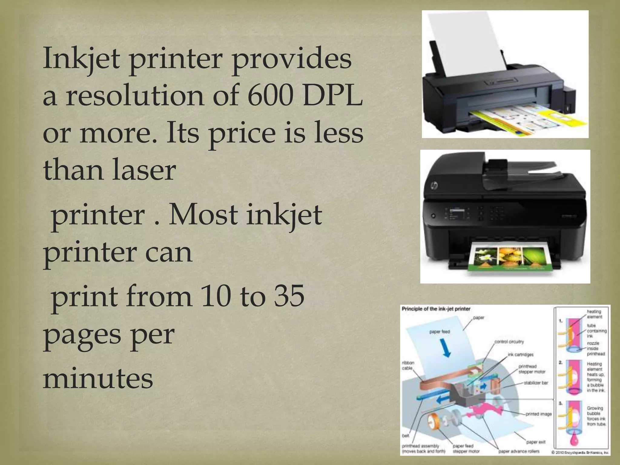 Printer and its types | PPTX