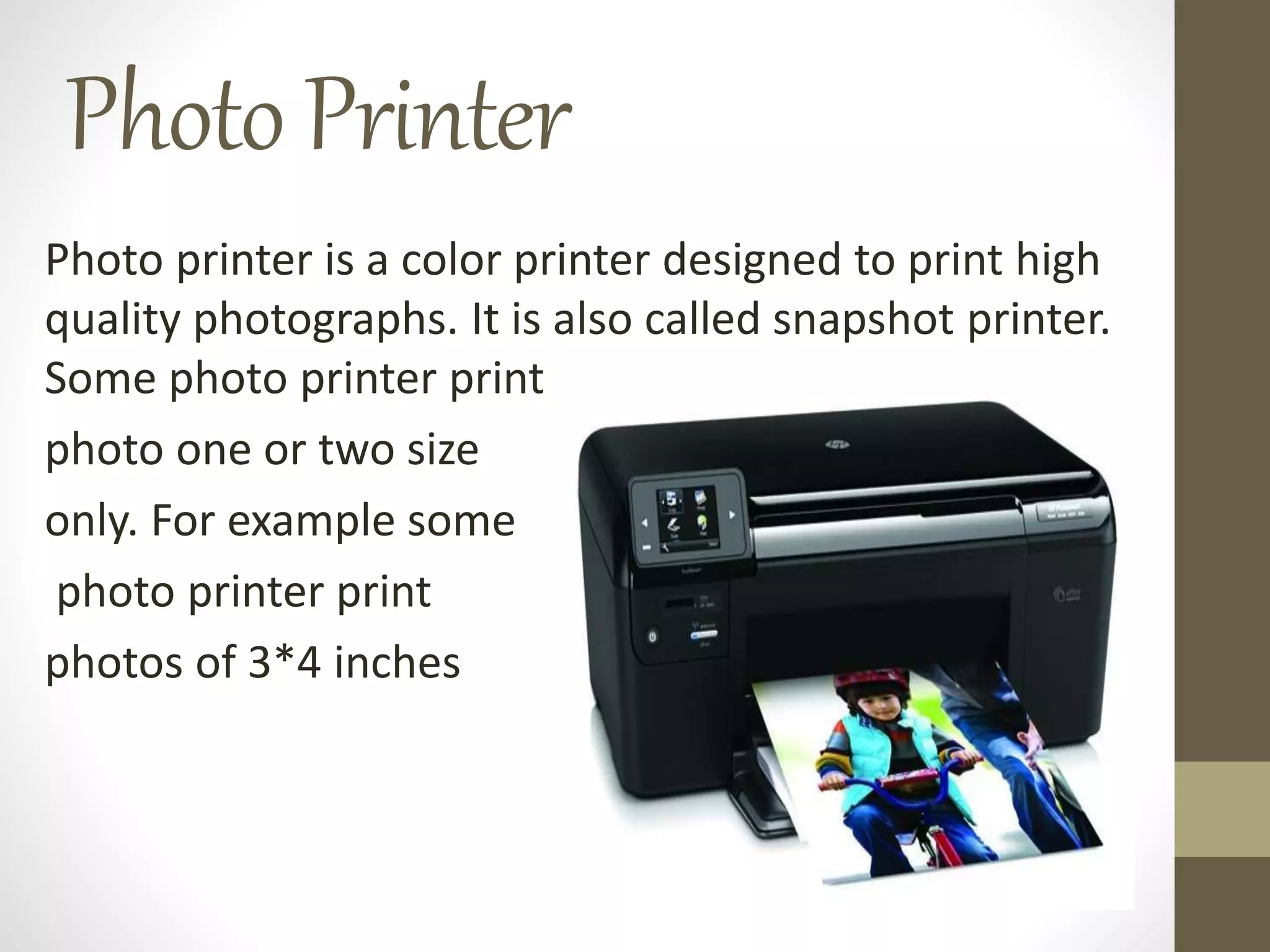 Printer and its types | PPTX