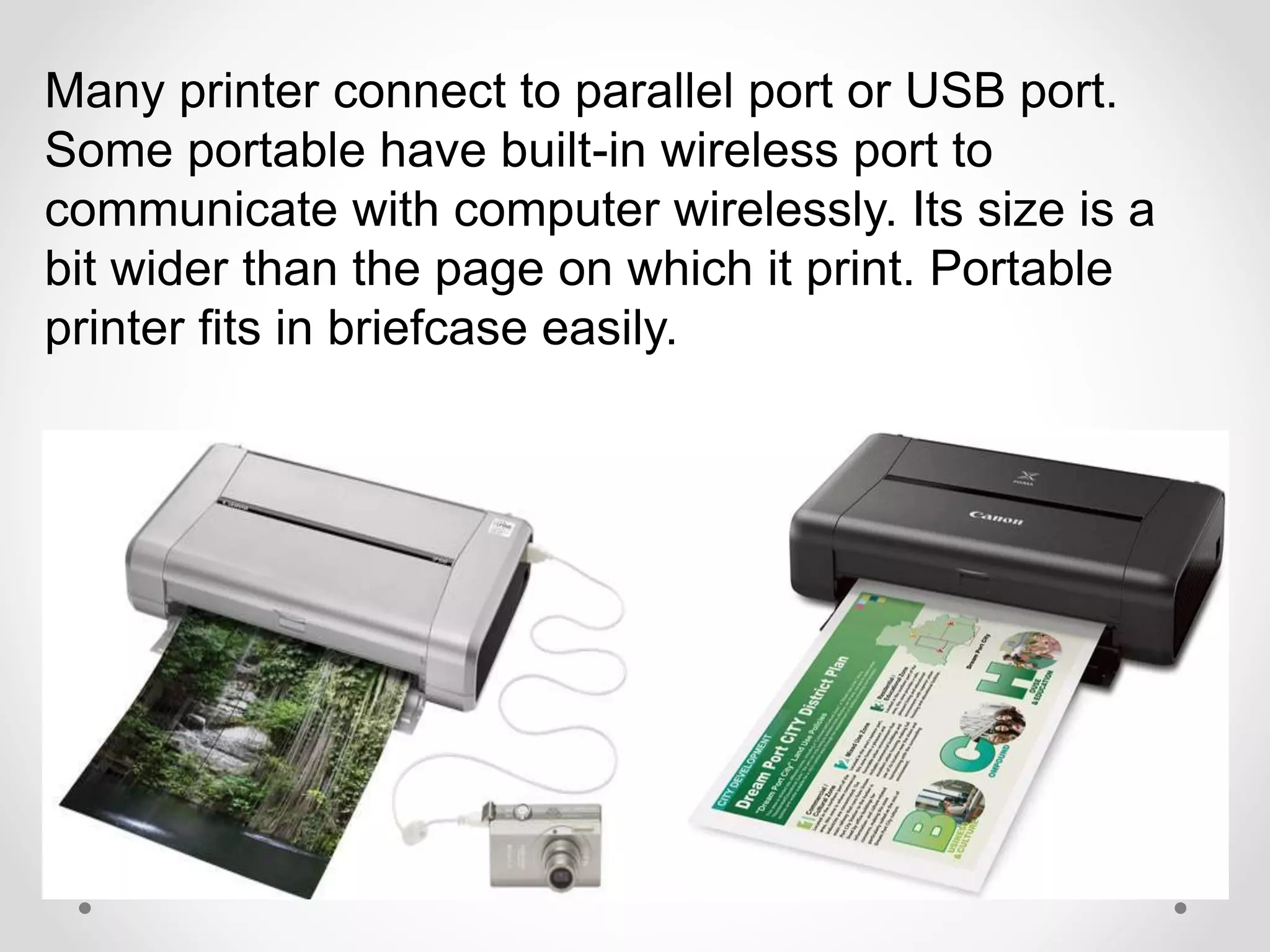 Printer and its types | PPTX
