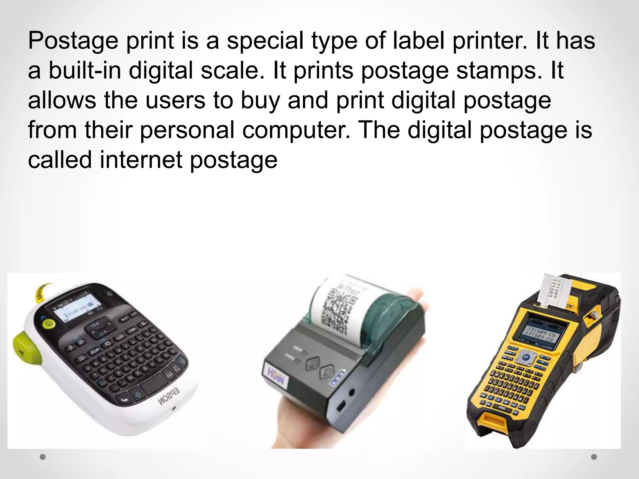 Printer and its types | PPTX