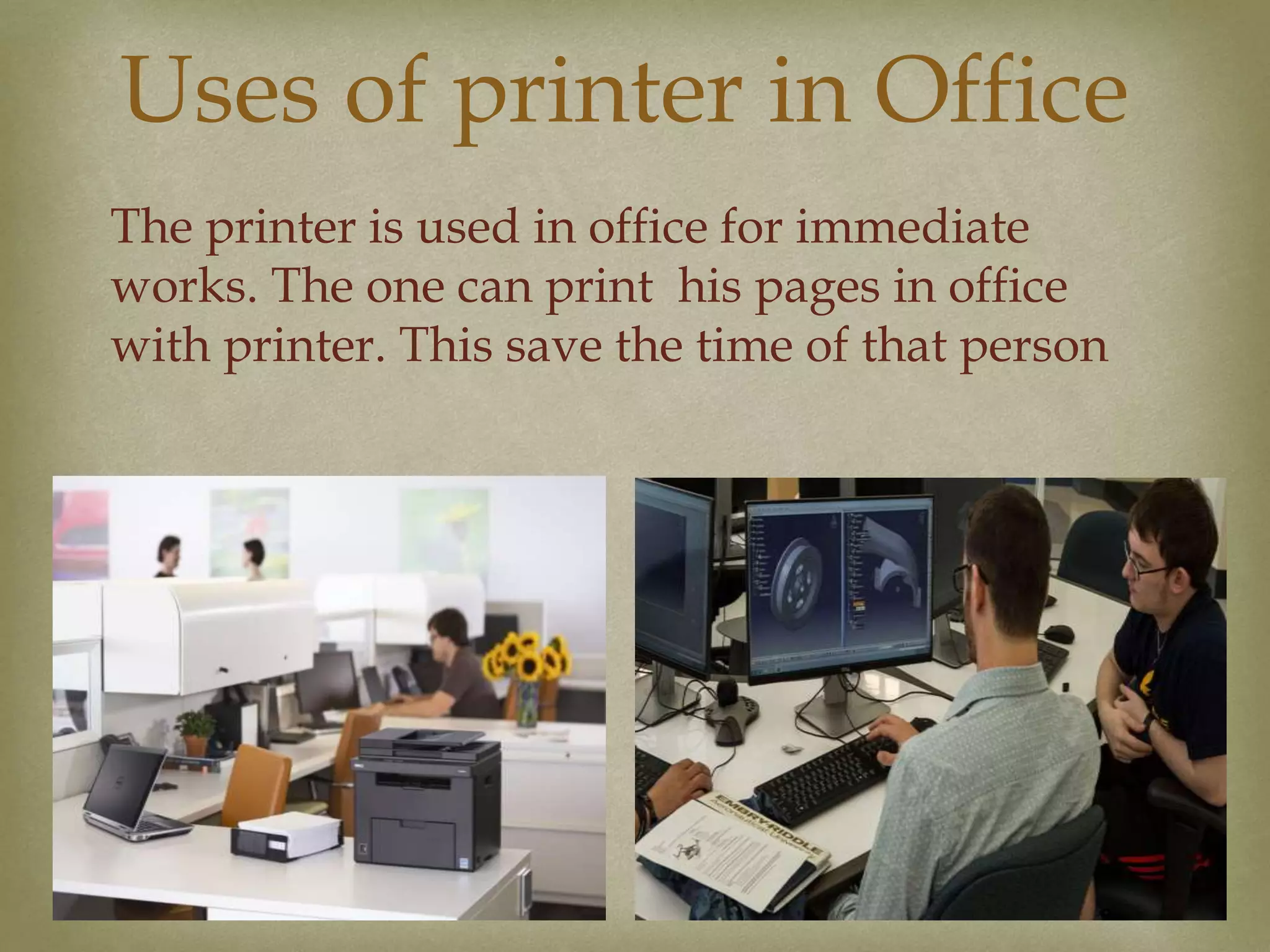 Printer and its types | PPTX
