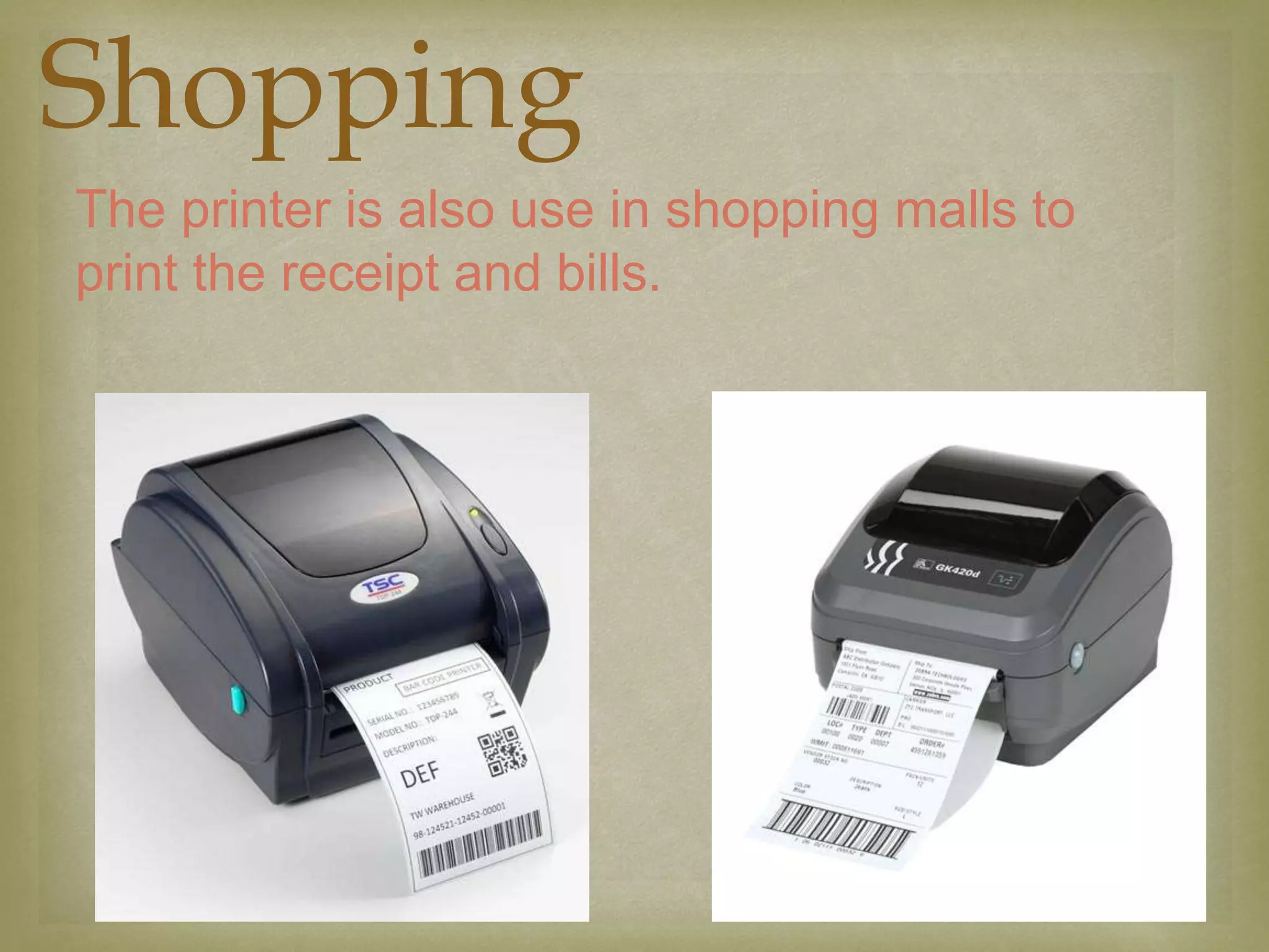 Printer and its types | PPTX