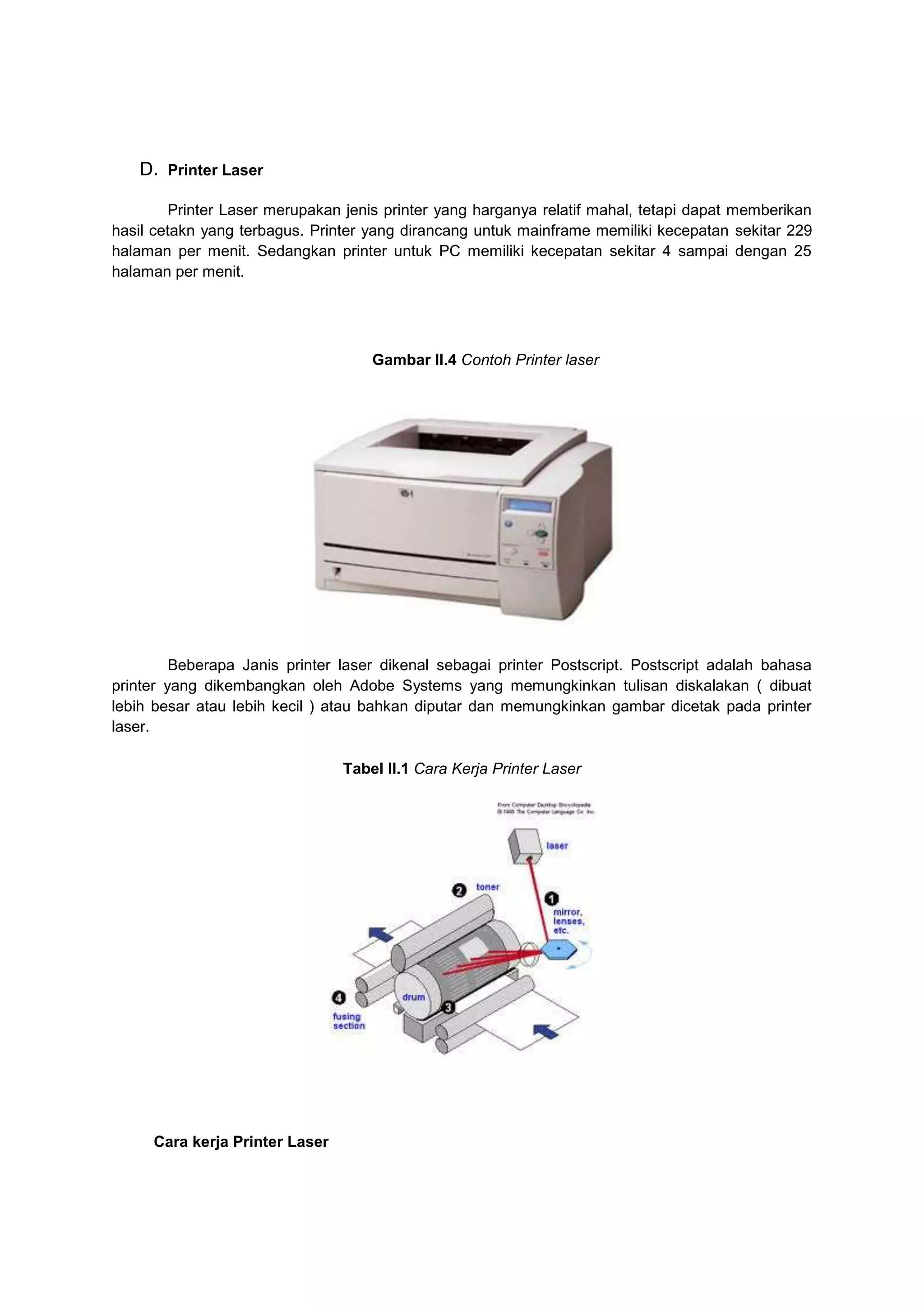 Printer and scanner | DOCX