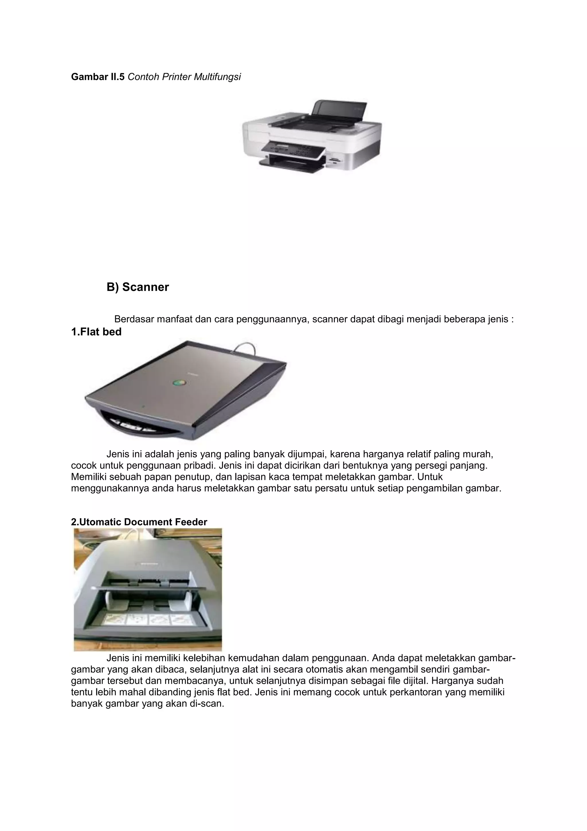 Printer and scanner | DOCX