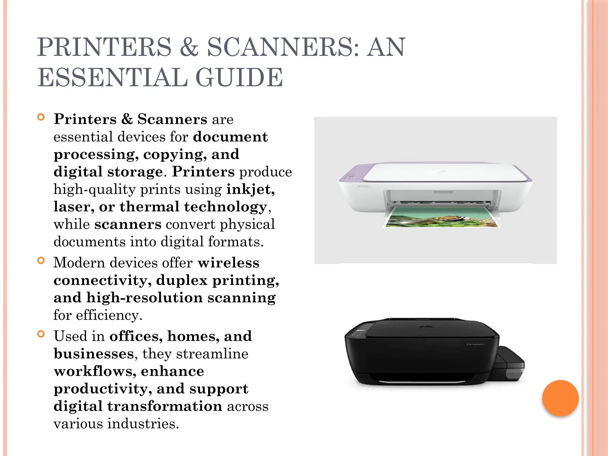 Printers & Scanners: An Essential Guide. | PPTX