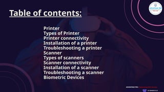 Printer and scanner configuration in windows | PPTX
