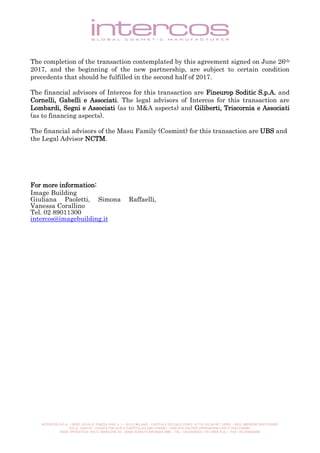 Pr intercos – cosmint | PDF