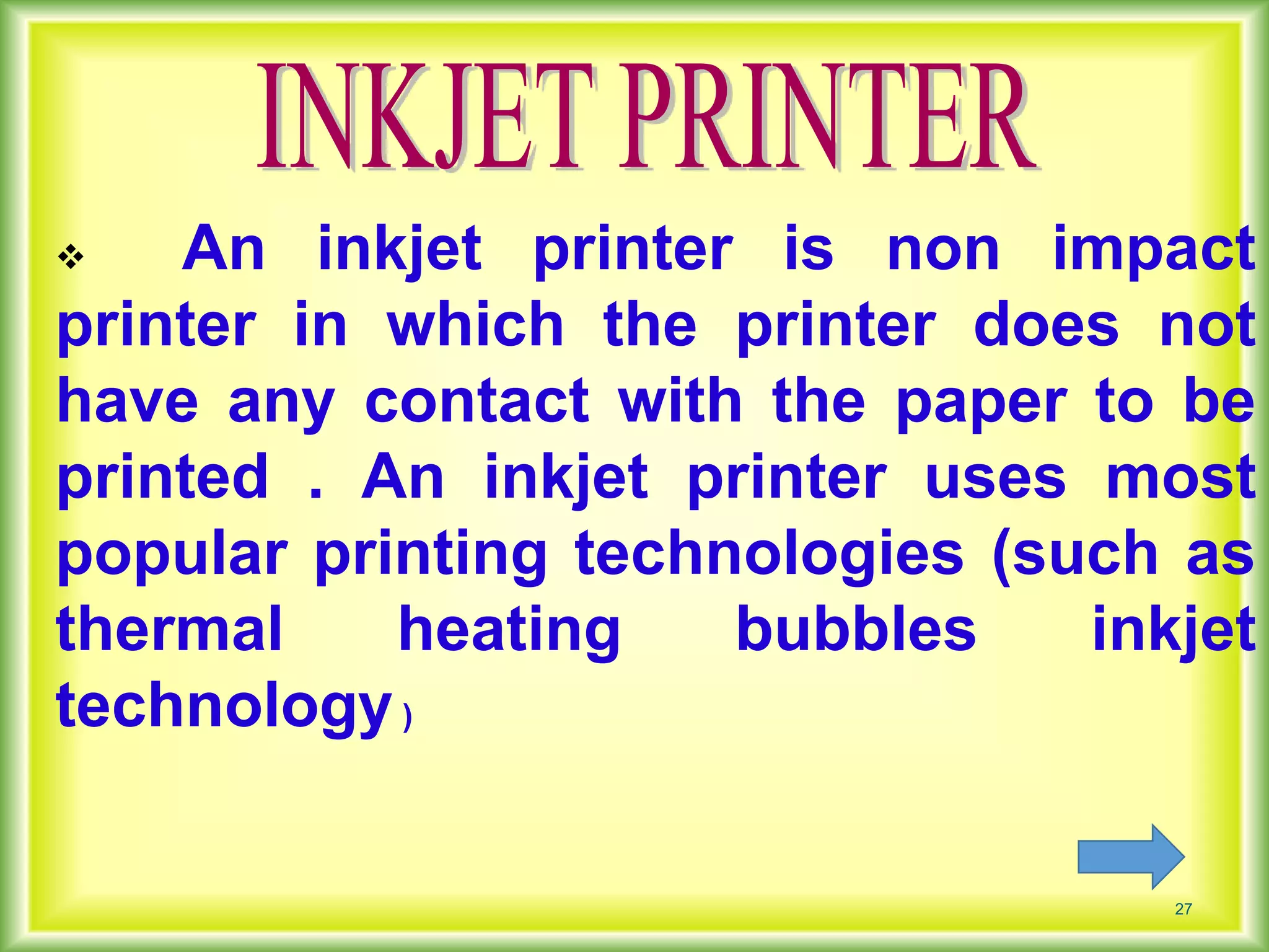 printer FINAL.PPT | Desktop Publishing | Computer Software and Applications