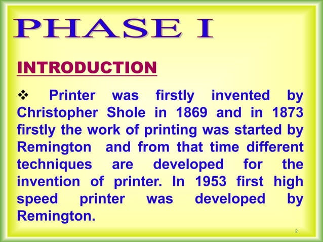 printer FINAL.PPT | Desktop Publishing | Computer Software and Applications