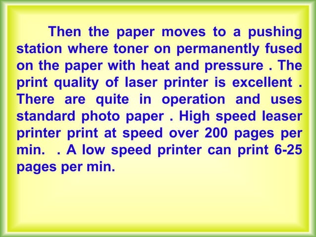 printer FINAL.PPT | Desktop Publishing | Computer Software and Applications