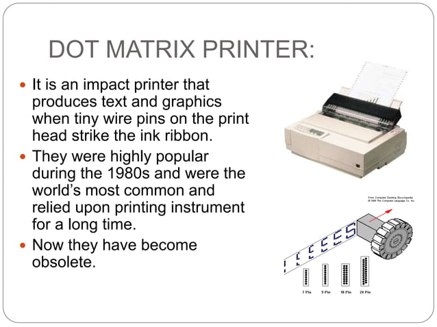 Printer & its types Mahesh Garg | PPTX