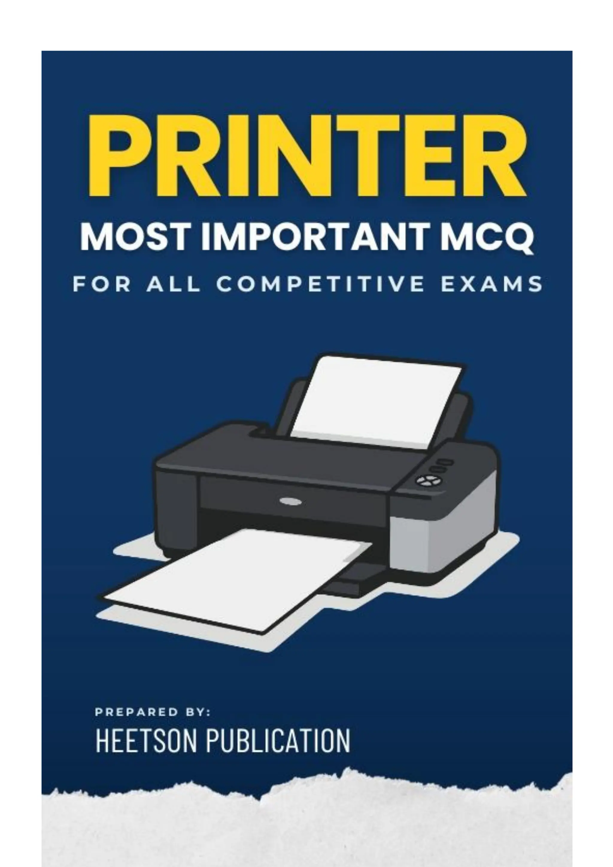 Printer MCQ for all Computer Competitive Exams | PDF