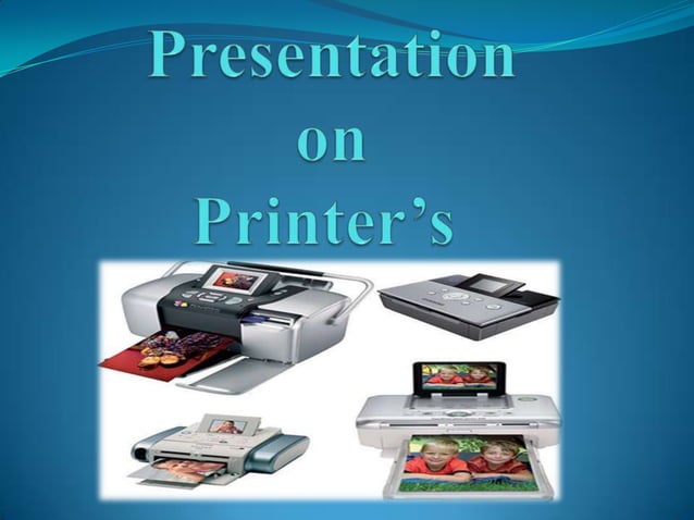 Printer's | PPTX | Desktop Publishing | Computer Software and Applications