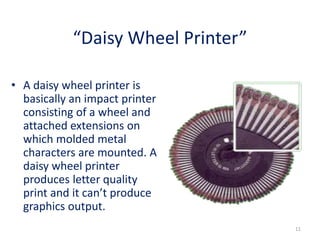 Daisy Wheel Printers